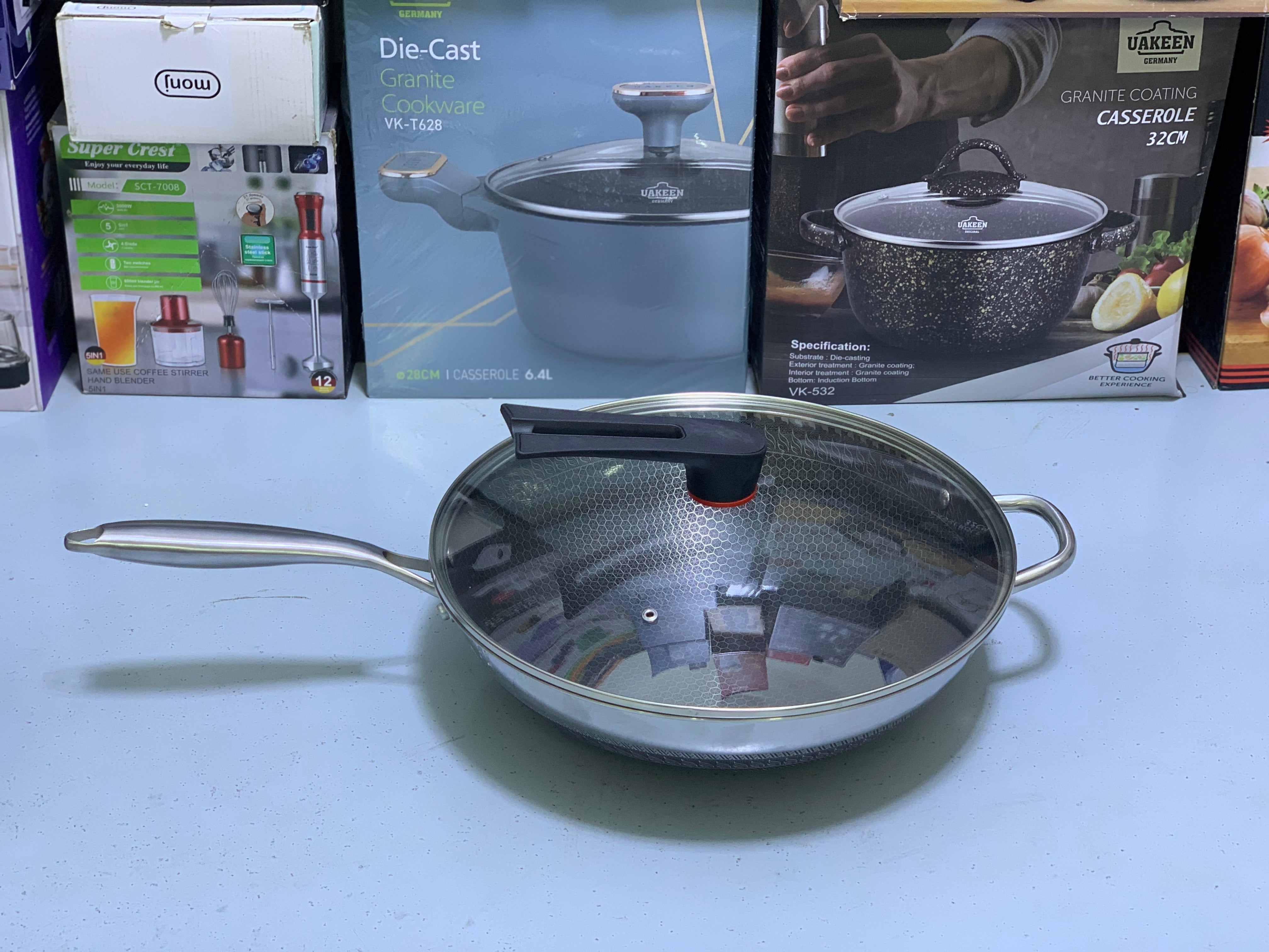 Laser Coating Deep Frying Pan | Deep Frying Wok – dubaizones