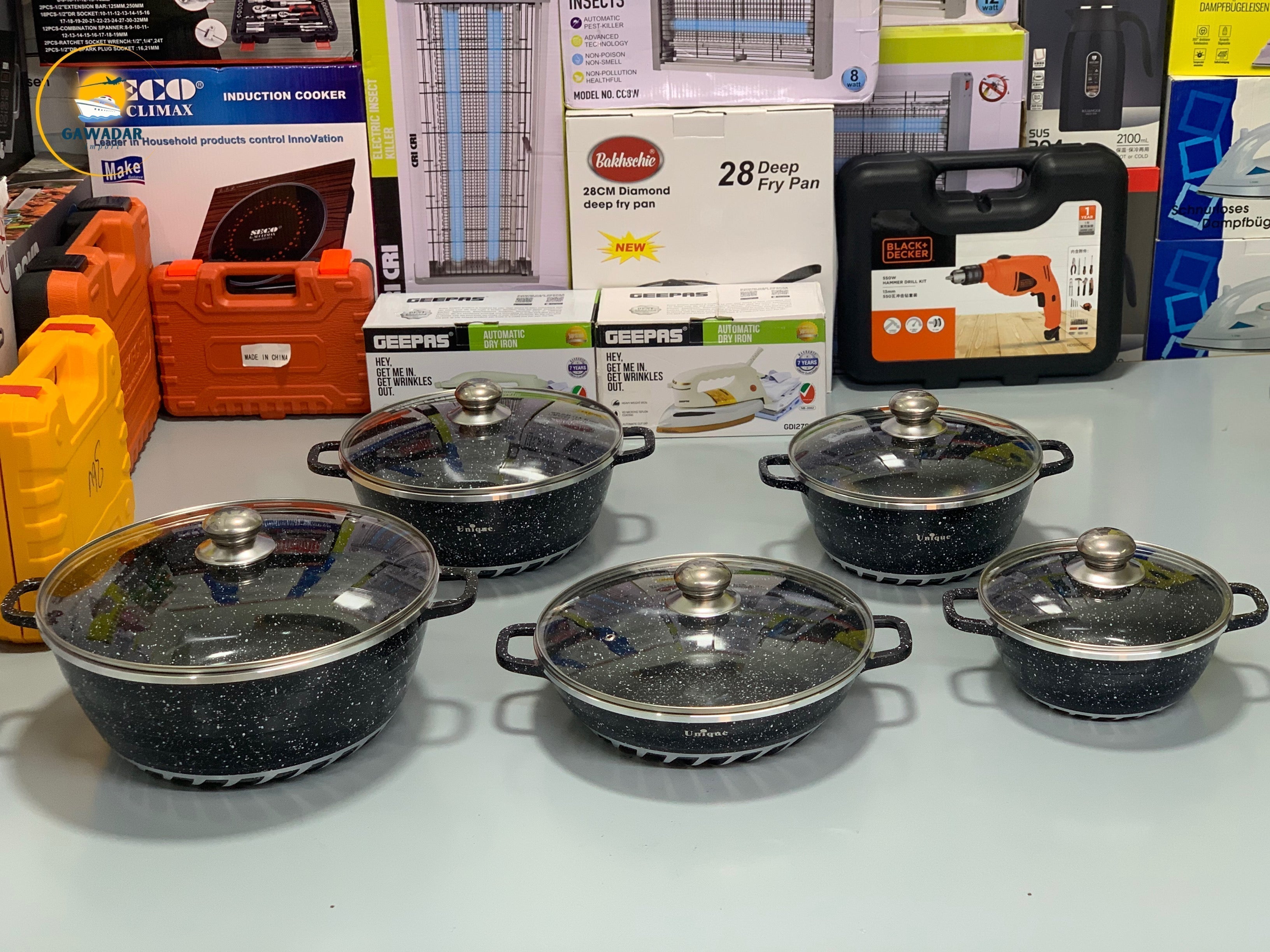 Imported Unique's 10 Pieces Cookware Set – dubaizones