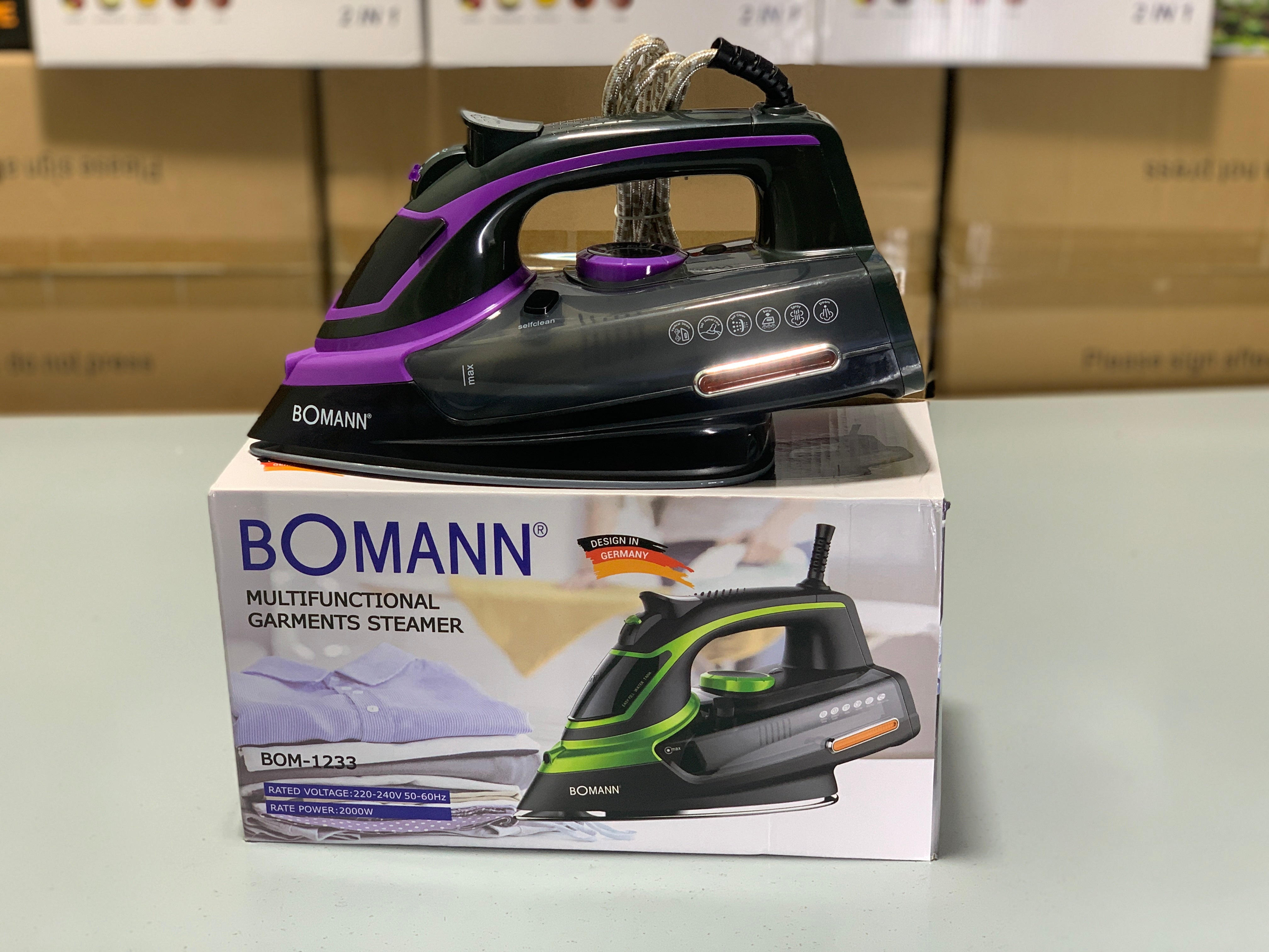 German Bomann Brand Powerful Steam iron with 1 Year Warranty Model BOM ...