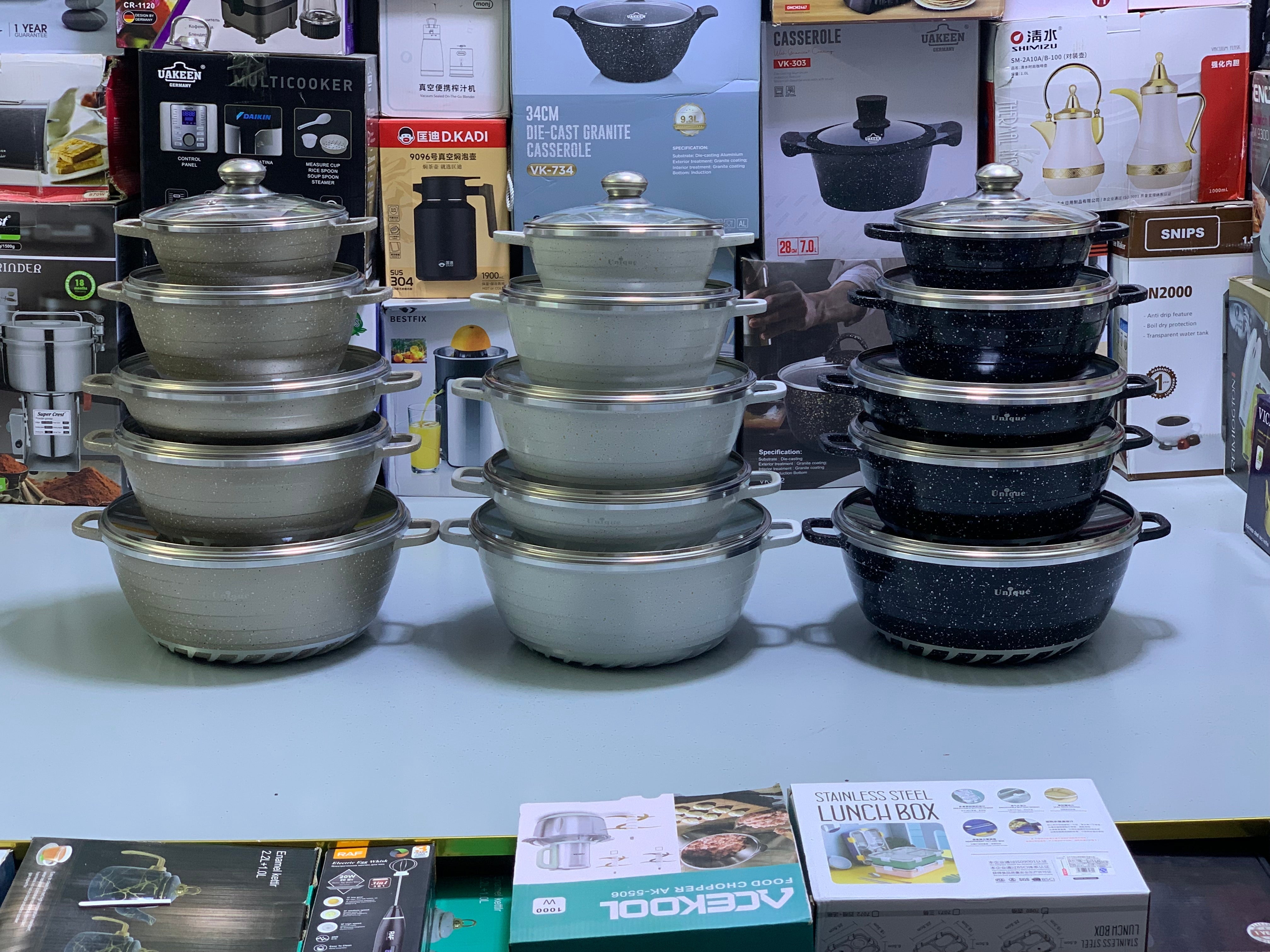 Unique 10 Pieces Cookware Set|Die-Cast Aluminum – dubaizones
