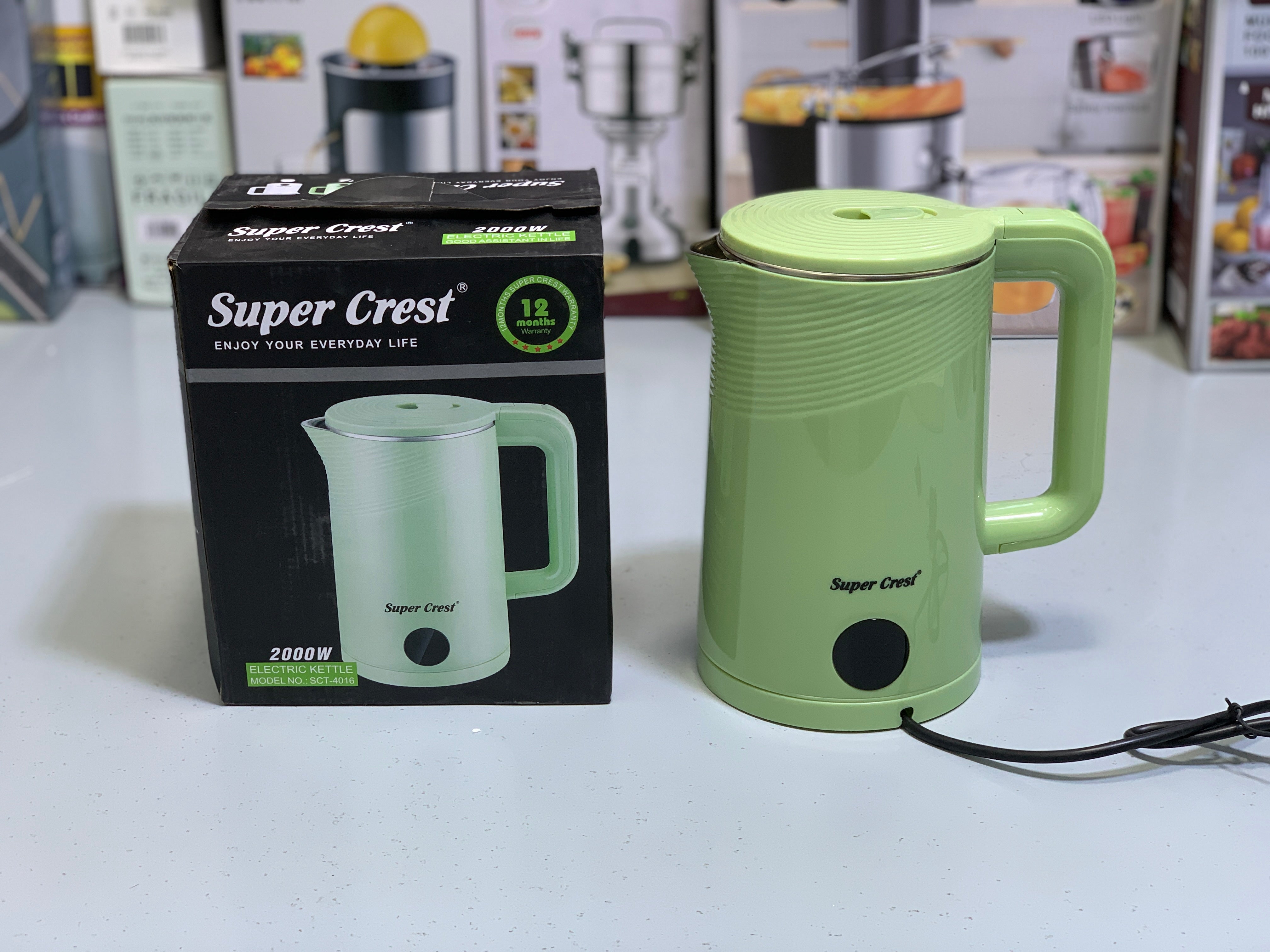 Super Crest Electric Tea Kettle 2.3L Model: SCT-4016 – dubaizones