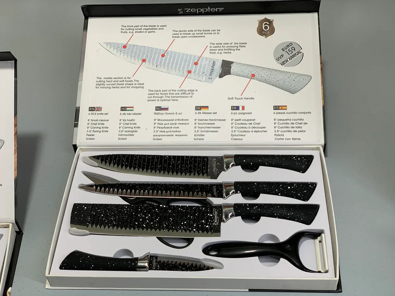 DUBAIZONES™ Zepter Brand Germany Imported Knife Set