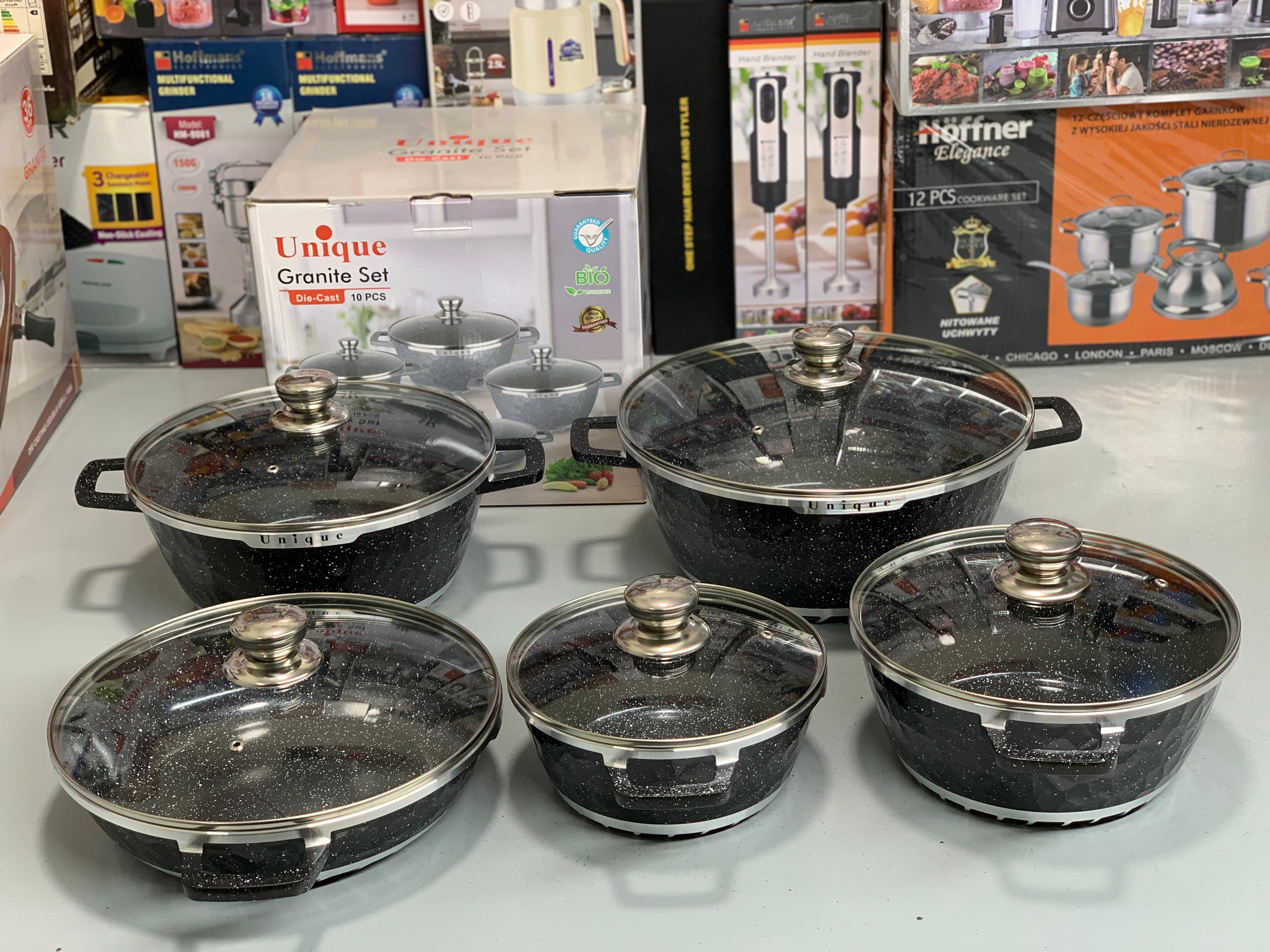 Unique Brand Non Stick Die Cast 10 Pieces Cookware Set – dubaizones