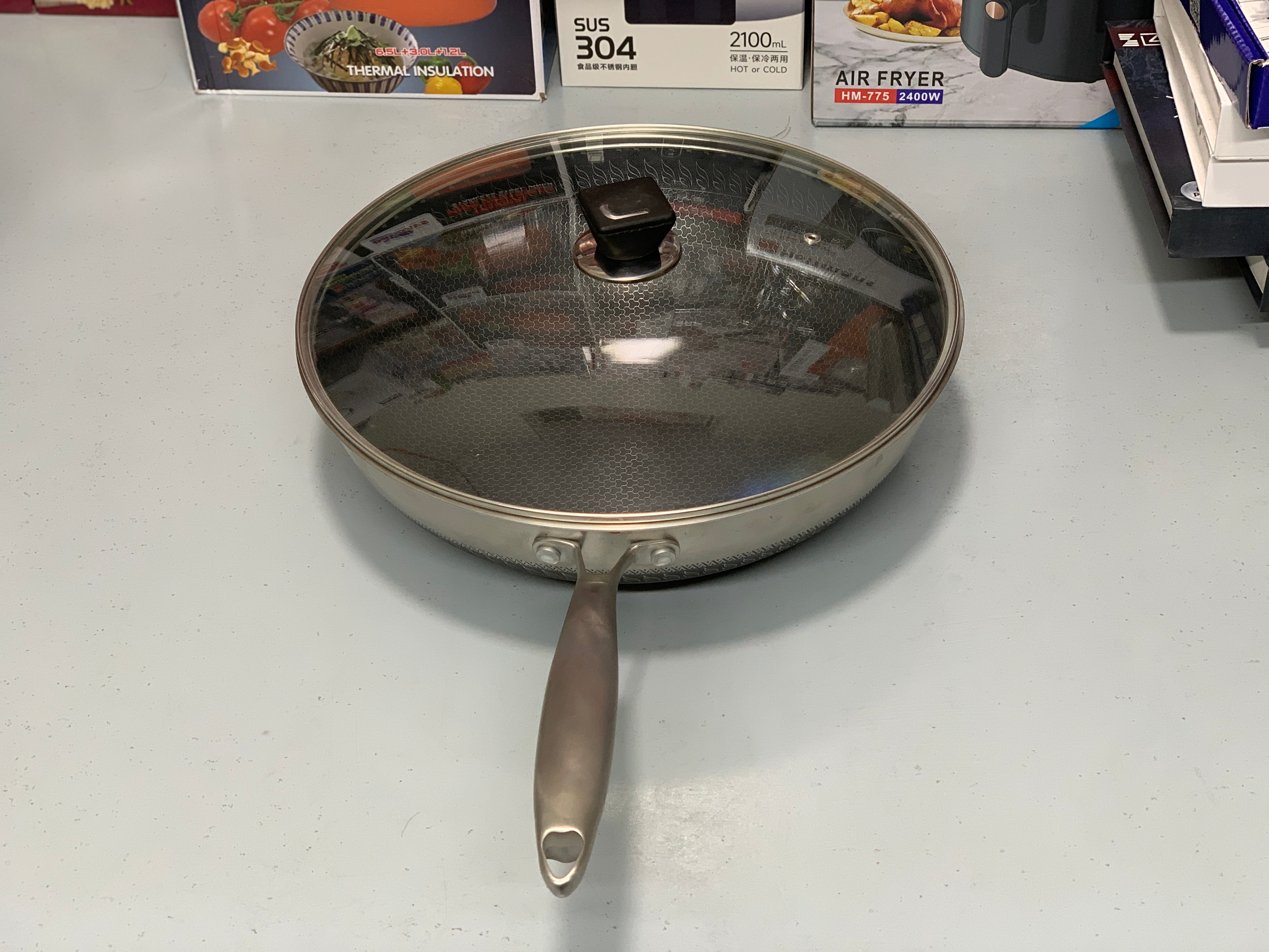 Laser Coating Deep Frying Pan 36cm Locknlock – dubaizones