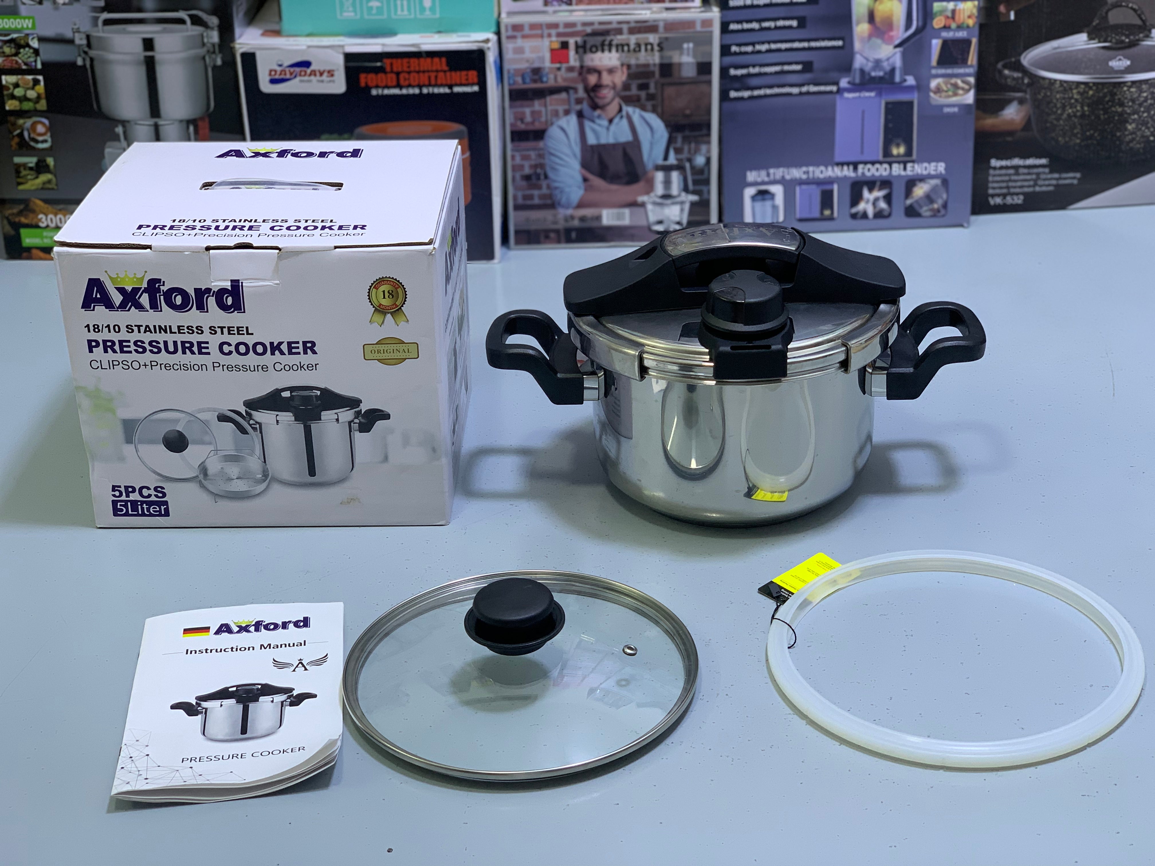 Axford 5L Pressure Cooker|18/10 Stainless Steel – dubaizones